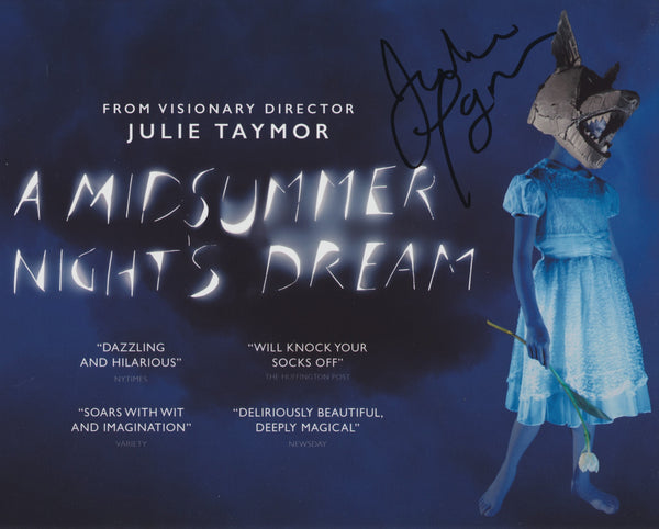 JULIE TAYMOR SIGNED MIDSUMMER NIGHT'S DREAM 8X10 PHOTO – Overtime ...