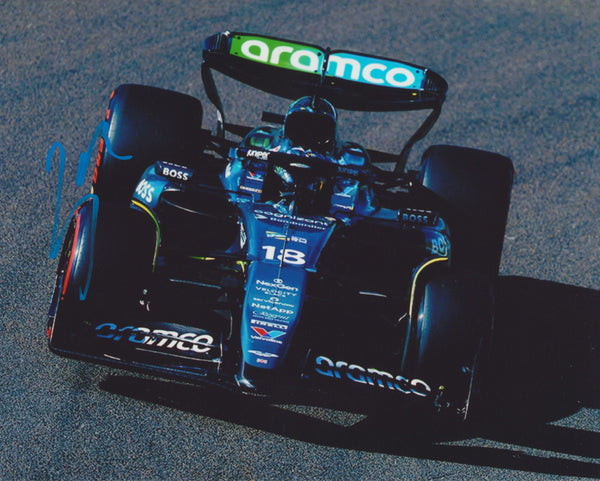 LANCE STROLL SIGNED ASTON MARTIN ARAMCO F1 TEAM 8X10 PHOTO – Overtime ...