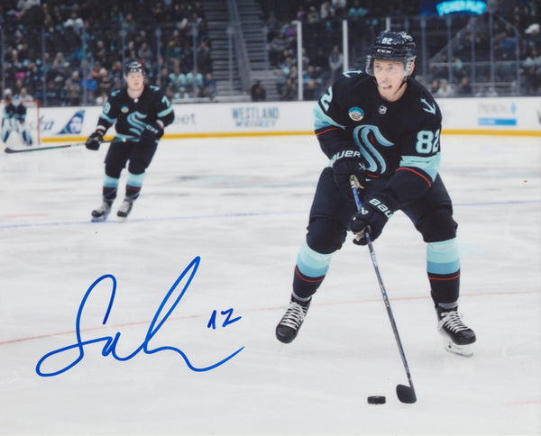 EDUARD SALE SIGNED SEATTLE KRAKEN 8X10 PHOTO – Overtime Autographs