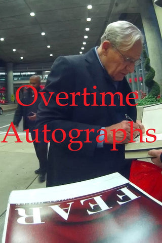 BOB WOODWARD SIGNED WATERGATE REPORTER 8X10 PHOTO – Overtime Autographs
