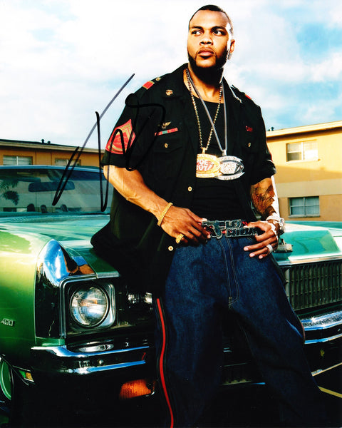 FLO RIDA SIGNED 8X10 PHOTO – Overtime Autographs