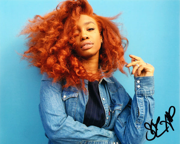 SZA SIGNED 8X10 PHOTO SOLANA ROWE 3 – Overtime Autographs