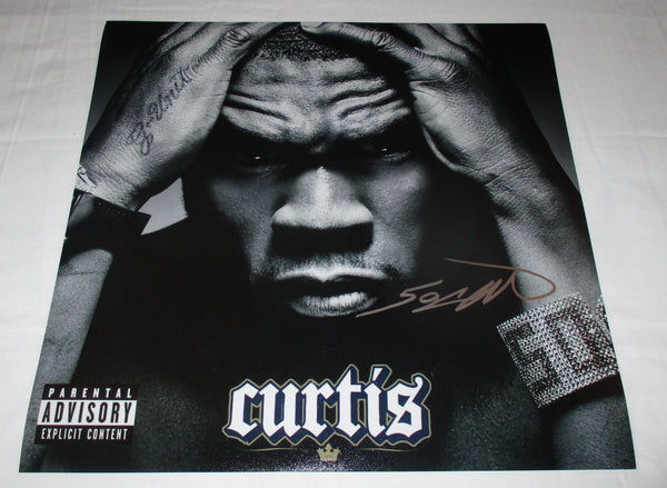 50 CENT SIGNED CURTIS 12X12 PHOTO – Overtime Autographs