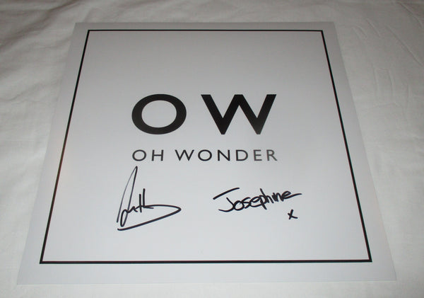 OH WONDER SIGNED 12X12 PHOTO – Overtime Autographs