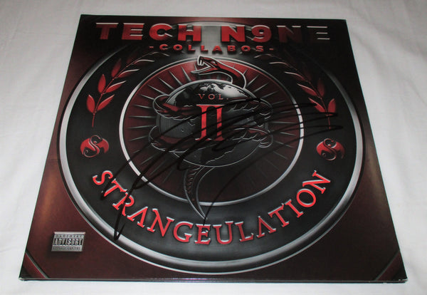 TECH N9NE SIGNED COLLABOS II VINYL RECORD – Overtime Autographs