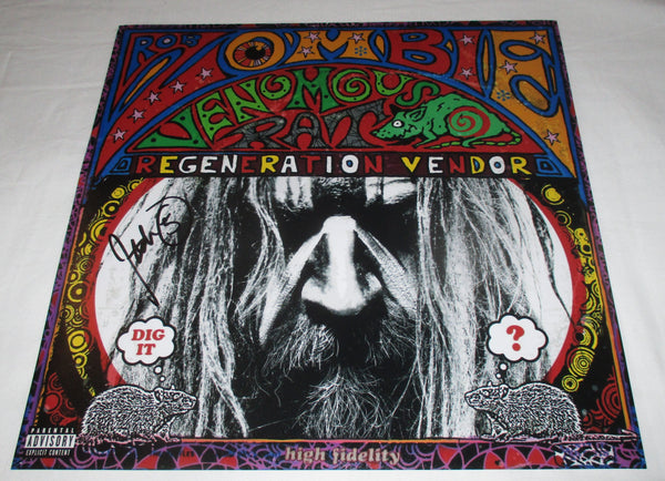 JOHN 5 SIGNED ROB ZOMBIE REGENERATION VENDOR 12X12 PHOTO – Overtime ...