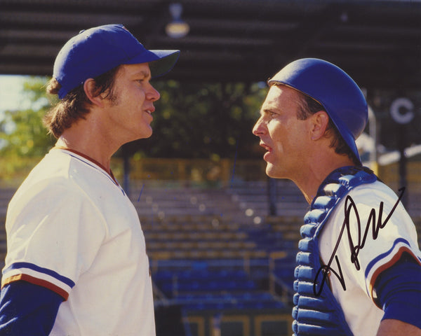 TIM ROBBINS SIGNED BULL DURHAM 8X10 PHOTO – Overtime Autographs