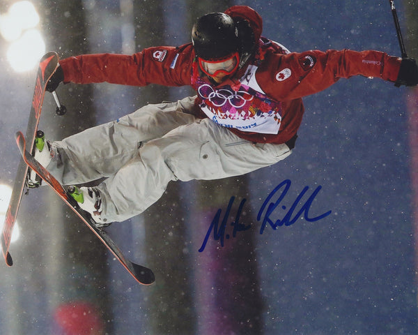 MIKE RIDDLE SIGNED 2014 SOCHI OLYMPICS 8X10 PHOTO – Overtime Autographs