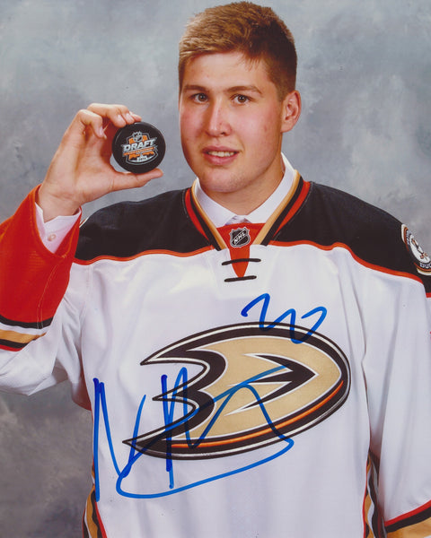 NICK RITCHIE SIGNED ANAHEIM DUCKS 8X10 PHOTO – Overtime Autographs