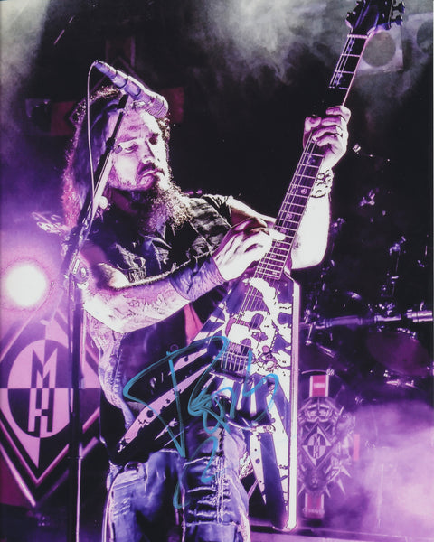 ROBB FLYNN SIGNED MACHINE HEAD 8X10 PHOTO 2 – Overtime Autographs
