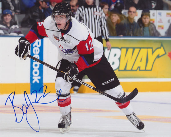 BOONE JENNER SIGNED CHL TOP PROSPECTS GAME 8X10 PHOTO – Overtime Autographs