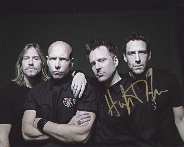 HUGH DILLON SIGNED THE HEADSTONES 8X10 PHOTO – Overtime Autographs