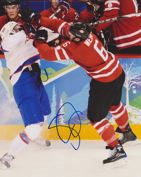 SHEA WEBER SIGNED TEAM CANADA 8X10 PHOTO – Overtime Autographs