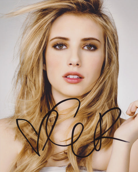 EMMA ROBERTS SIGNED 8X10 PHOTO – Overtime Autographs