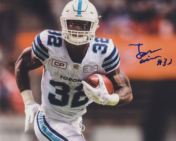 JAMES WILDER JR SIGNED TORONTO ARGONAUTS 8X10 PHOTO 2 – Overtime Autographs