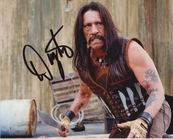 DANNY TREJO SIGNED MACHETE 8X10 PHOTO – Overtime Autographs