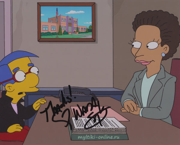 WANDA SYKES SIGNED THE SIMPSONS 8X10 PHOTO – Overtime Autographs