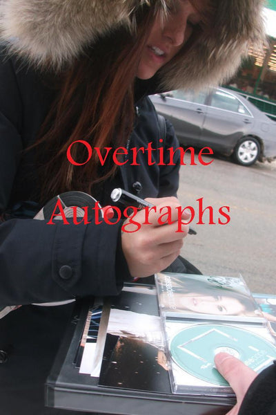 CASSADEE POPE SIGNED FRAME BY FRAME CD COVER – Overtime Autographs