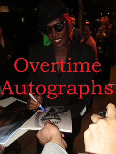GRACE JONES SIGNED 8X10 PHOTO 2 – Overtime Autographs