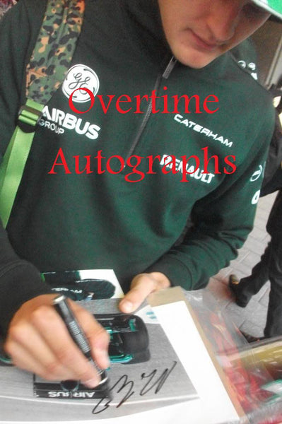 MARCUS ERICSSON SIGNED CATERHAM FORMULA 1 8X10 PHOTO 2 – Overtime ...