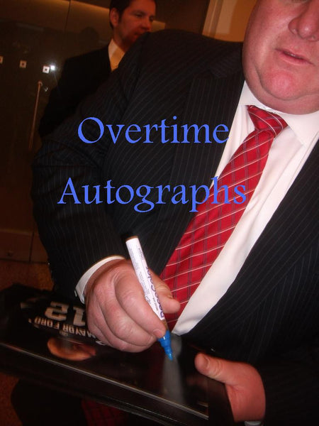 TORONTO MAYOR ROB FORD SIGNED 8X10 PHOTO – Overtime Autographs